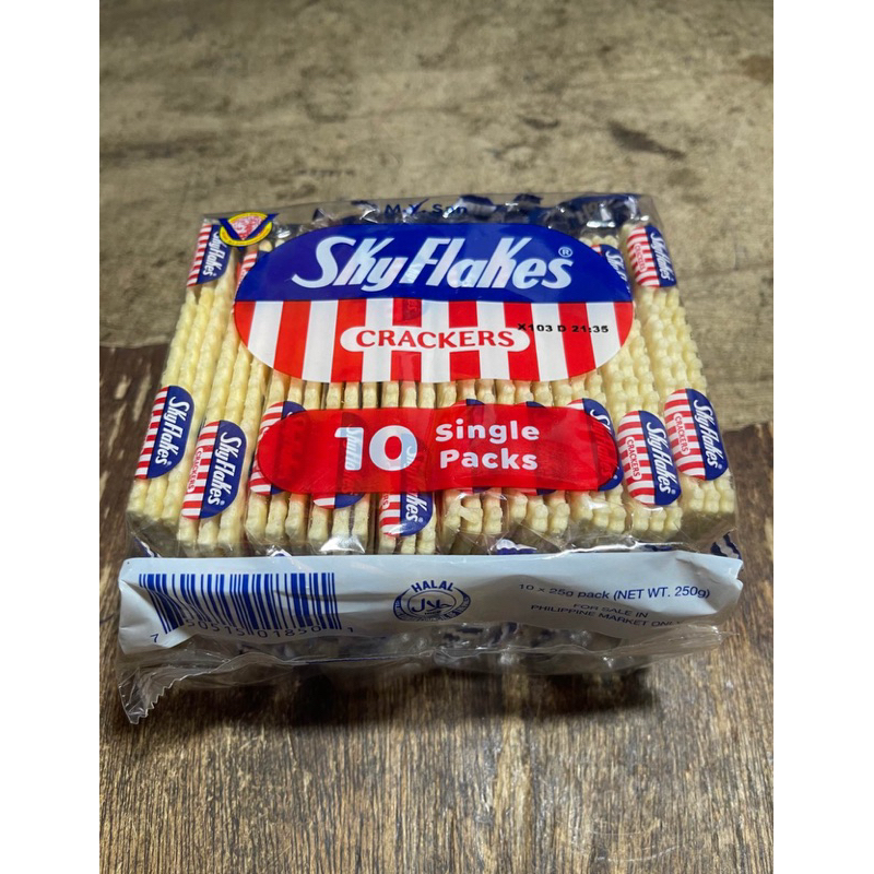 Sky Flakes Crackers 10pcs x 25g | Shopee Philippines