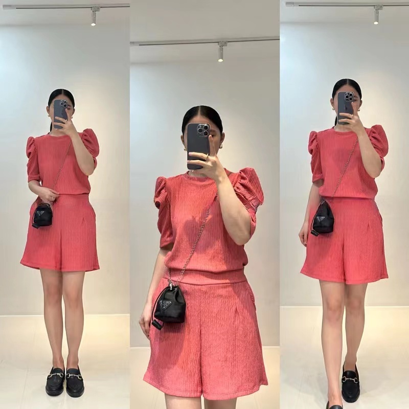 Korean terno for woman M-L Free Size casual set for women fashion ...