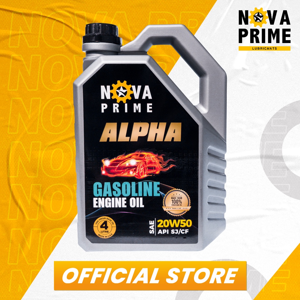 Nova Prime Alpha Gasoline Engine Oil 1GL | Shopee Philippines