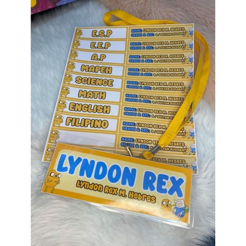 NAME TAG & SUBJECT STICKER | Shopee Philippines