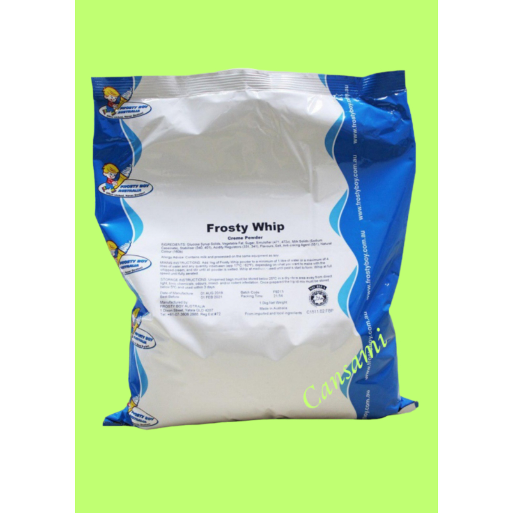 Frosty Whip Cream Powder 1kg | Shopee Philippines