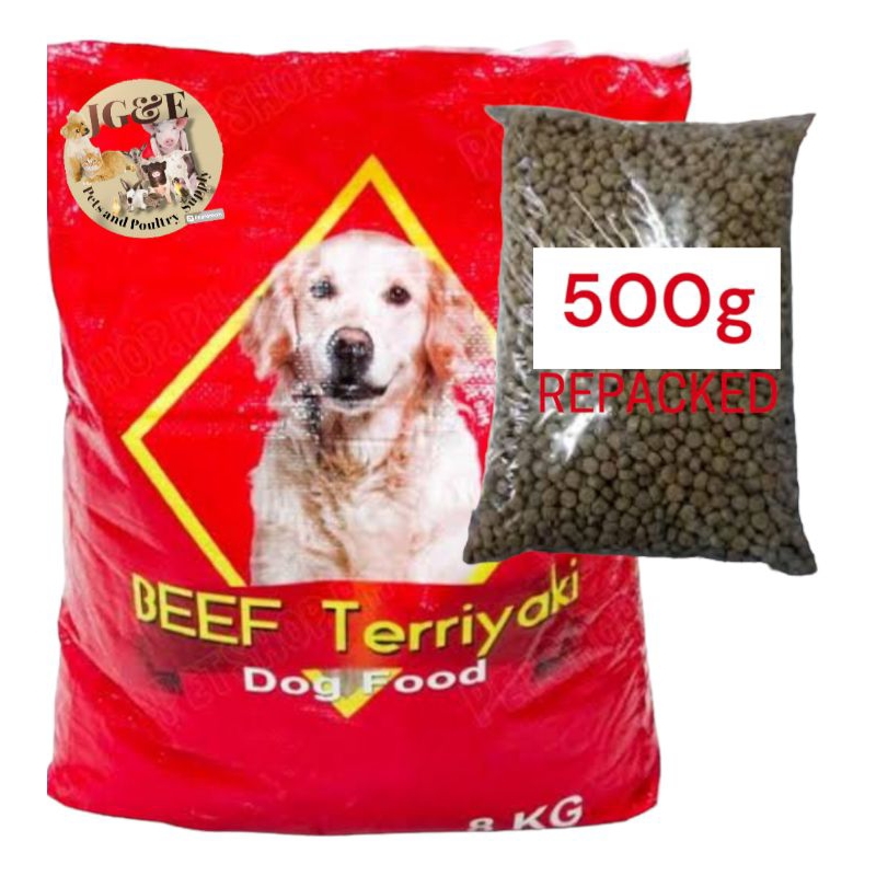 BEEF TERRIYAKI DOG FOOD 500g/Half kilo | Shopee Philippines