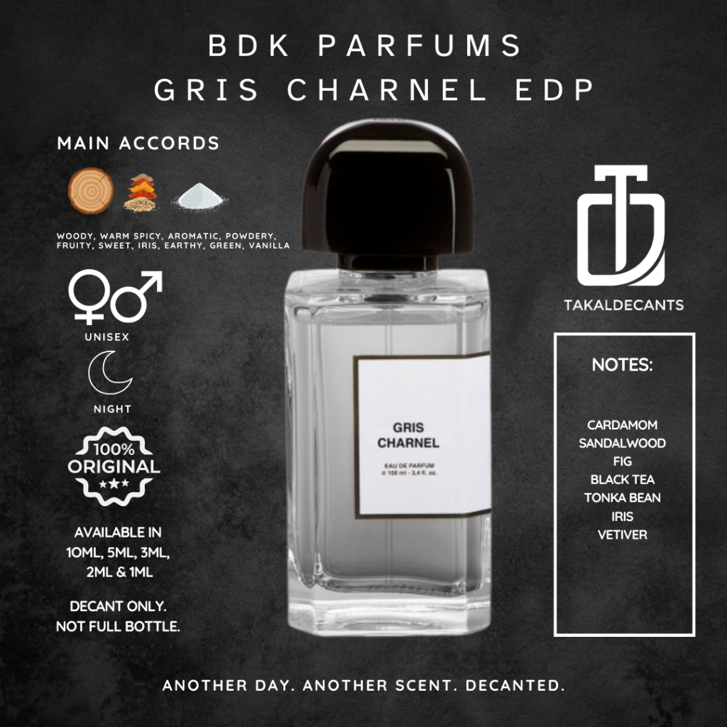 Perfume Decants - BDK Parfums Gris Charnel EDP (1ml/2ml/3ml/5ml/10ml) TAKALDECANTS | Shopee ...
