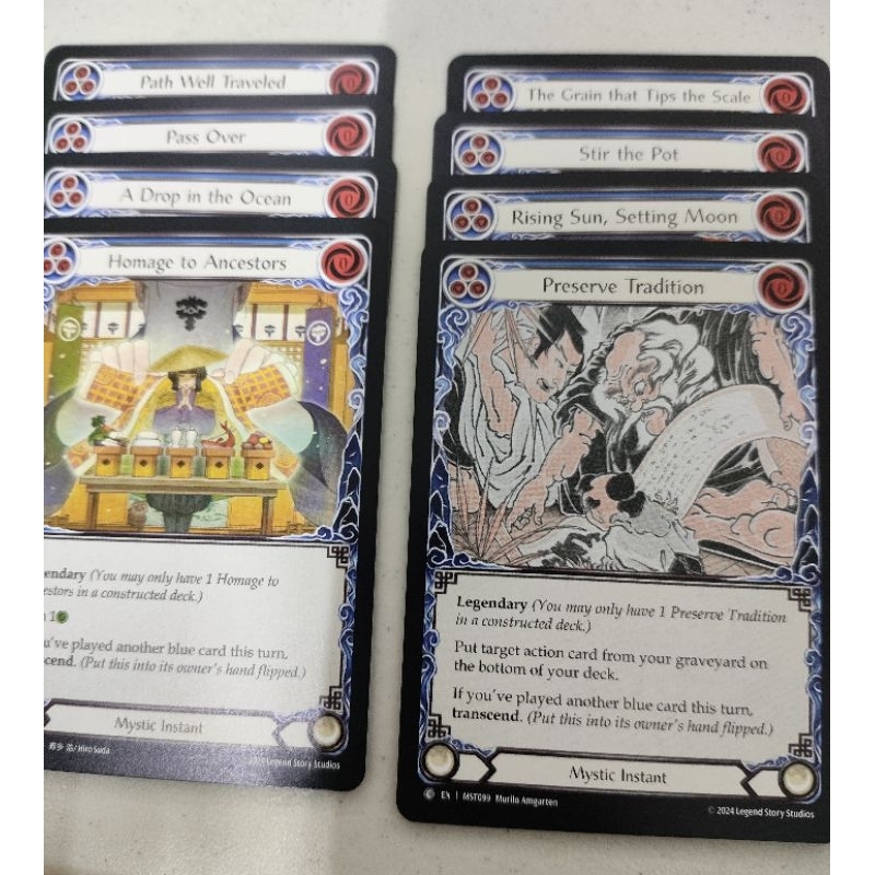 Flesh and Blood FAB Part the Mistveil MST Transcend Cards Bundle ...