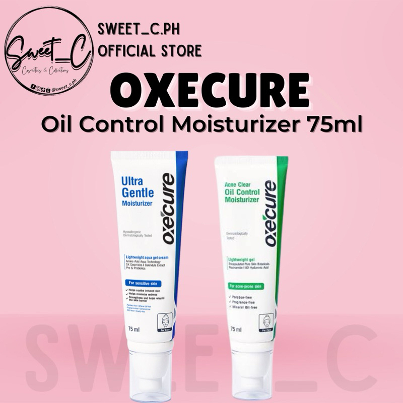 OXECURE Acne Clear Oil Control Moisturizer 75mL | Shopee Philippines