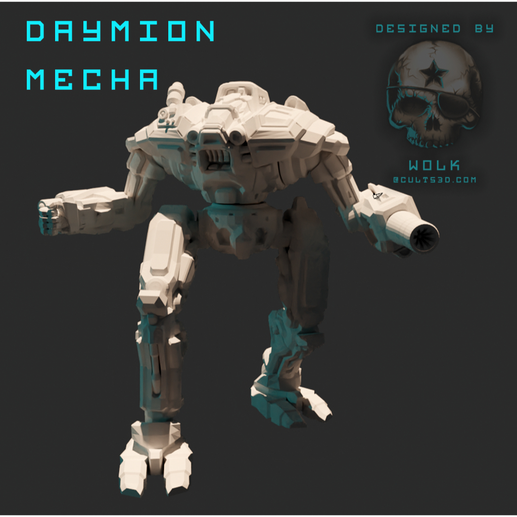 Daymion Medium Mech (Battletech Proxy) | Shopee Philippines