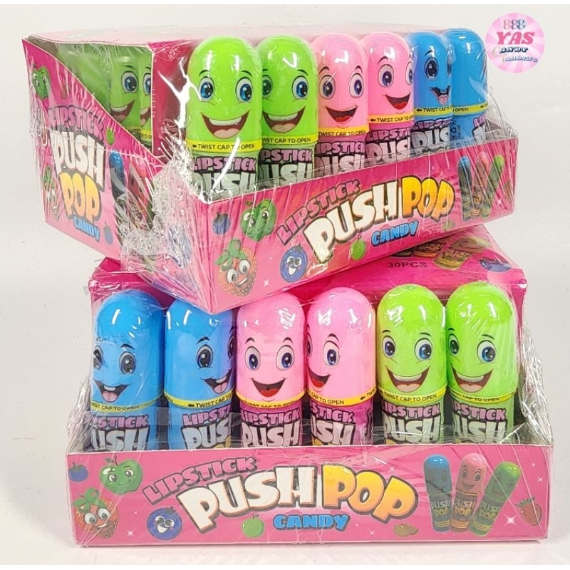 30pcs LIPSTICK PUSH POP CANDY/ loot bag fillers / paninda / giveaways ...