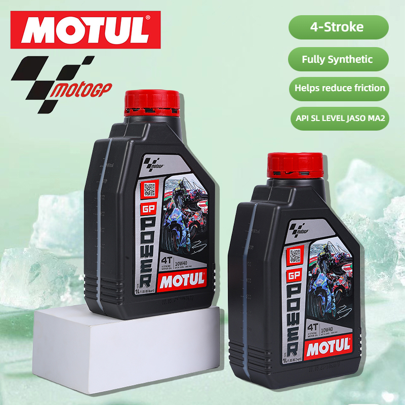 MOTUL GP POWER 4T 10W-40 1L JASO MA2 API SL (Mineral) Fully Synthetic ...