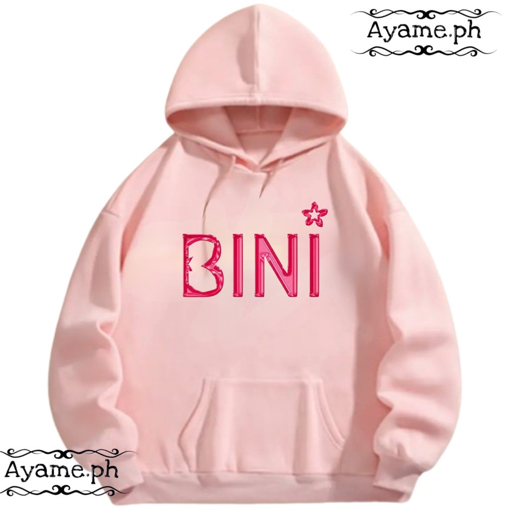 BINI hoodie jacket blooms biniverse aesthetic minimalist statement ...