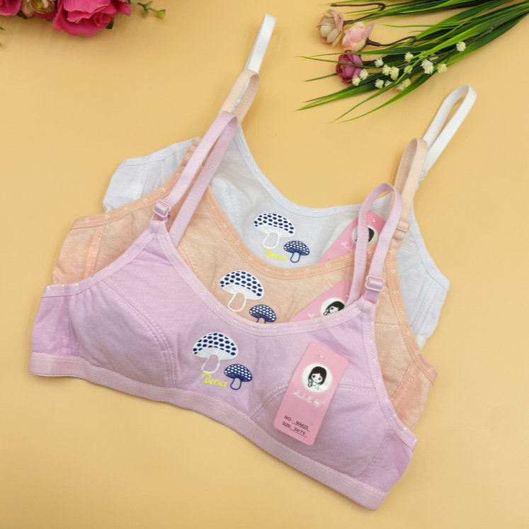 Isabelle Q Buy1Take2 Cotton MA625 Baby Bra Mushroom print design no ...