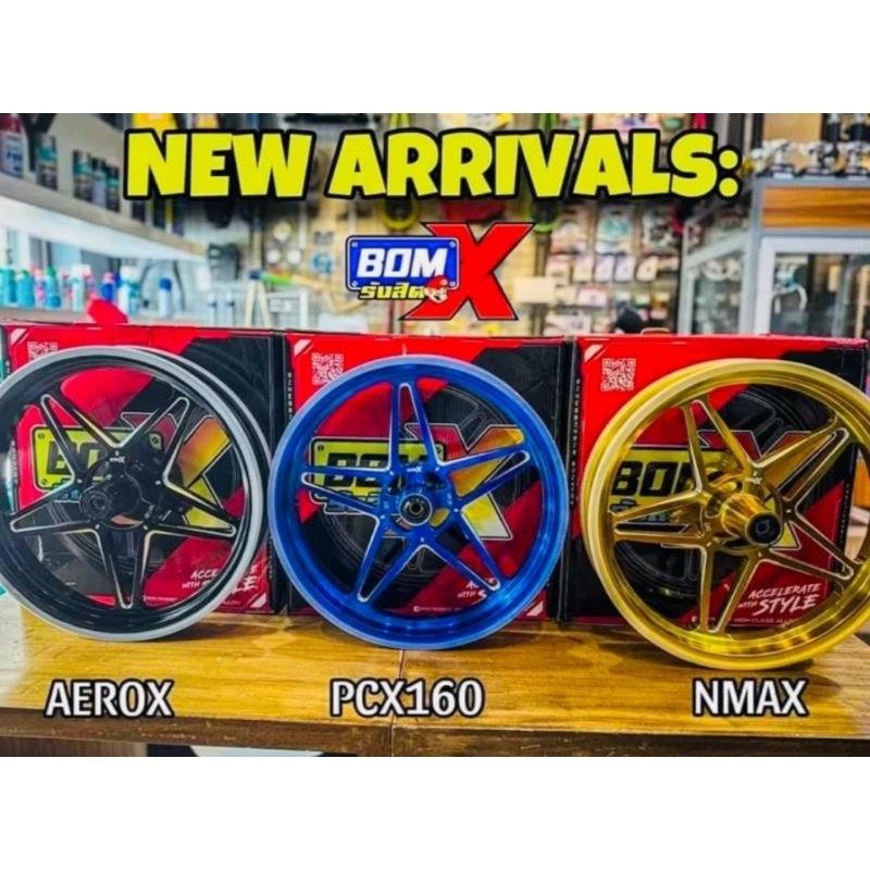 BOM RANGSIT STAR MAGS 5 Spoke NMAX2020 V2 V2.1 | Shopee Philippines