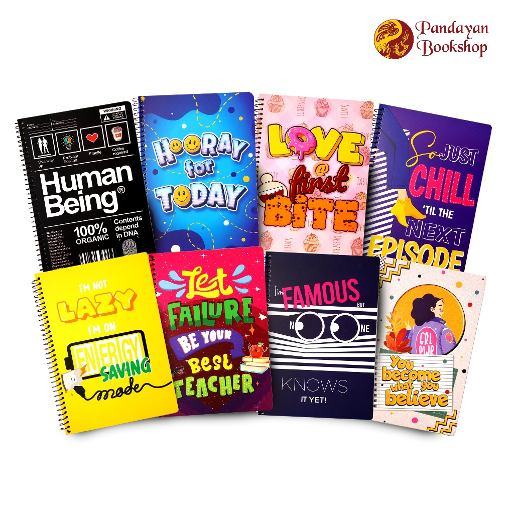 SpringLeaf Make A Statement Spiral Notebook 6"x8.5" 80 leaves | Shopee ...