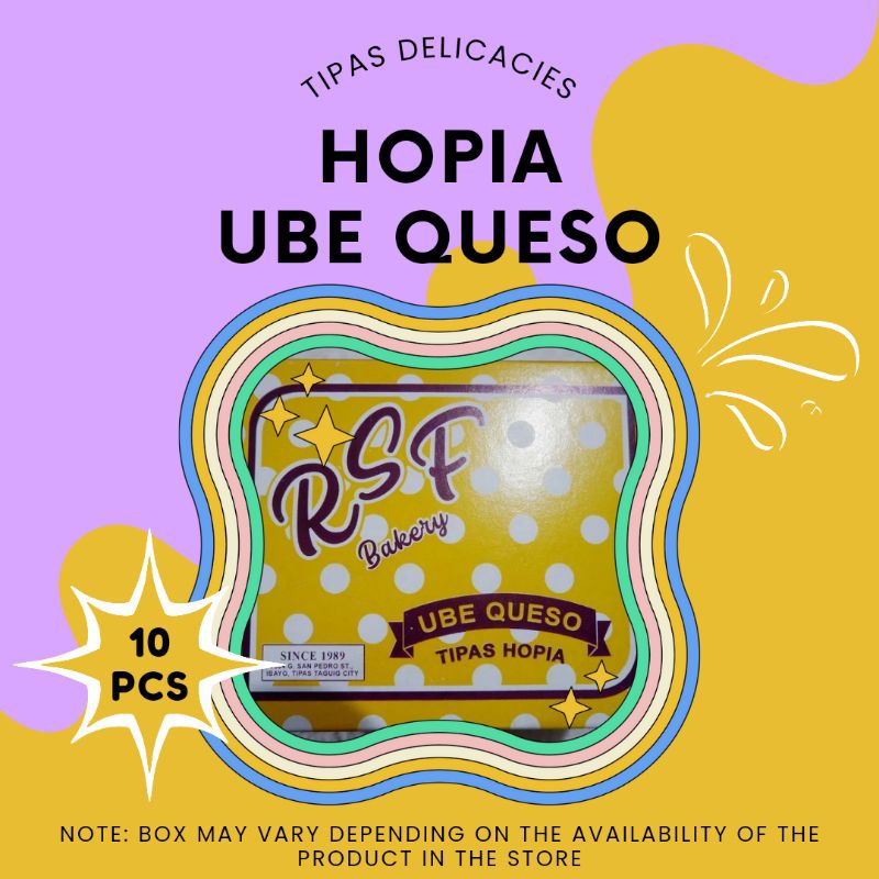 Tipas Hopia Ube Queso (Freshly Baked) | Shopee Philippines