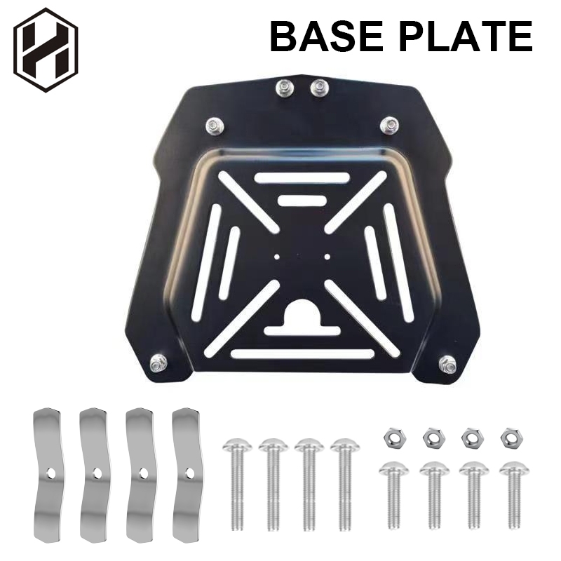HNJ Top Box Metal Base Plate For Motorcycle With Tool Easy To Install ...