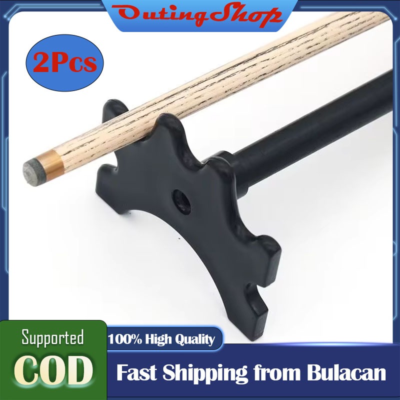 2Pcs Billiard Cue Bridge Black Rack Crown Stick Holder Bridge Plastic ...