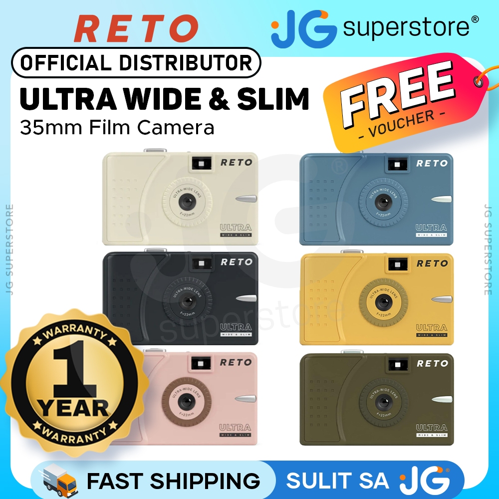RETO Ultra Wide & Slim Film Camera with 22mm Ultra-Wide-Angle Lens, 135 ...