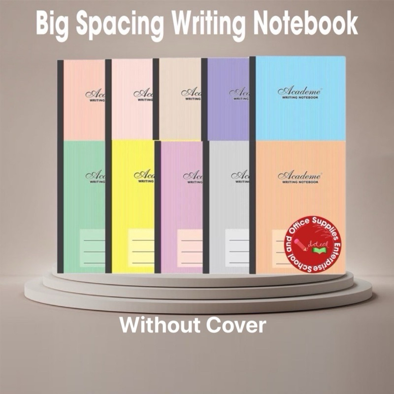 Writing Notebook Blue, Red Lines 80L Tahi Grade 1,2 Kinder Wide Spacing ...
