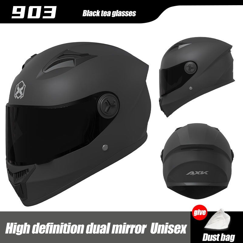 AXK903 motorcycle full face helmet men and women full coverage anti-fog ...