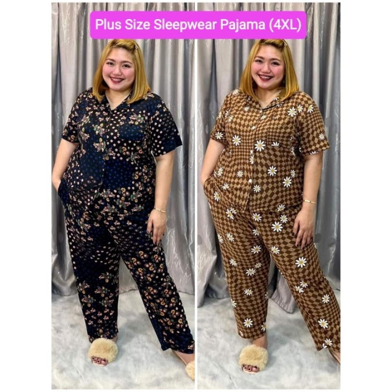 Plus Size Sleepwear Pajama (XL-4XL) | Shopee Philippines