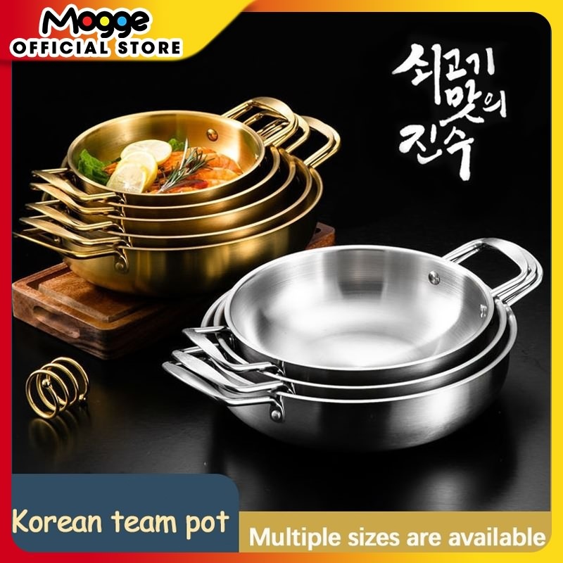 MG Ramen Pot Korean Gold Seafood Soup Pot Cooking Pot Instant Noodle ...