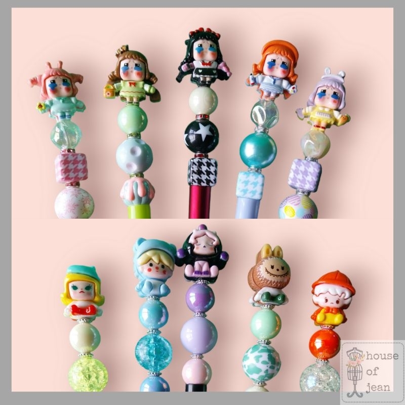 Popmart inspired beaded pens | Shopee Philippines