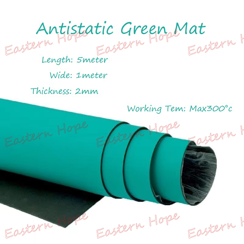 Anti Static Mat 1Mx5Mx2mm ESD Antistatic Green Mat | Shopee Philippines