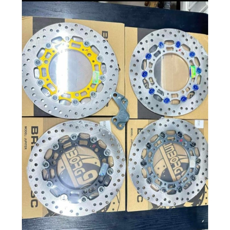 Thailand floating disc with bracket 260mm for NMAX/aerox v1 v2 for stock caliper | Shopee ...