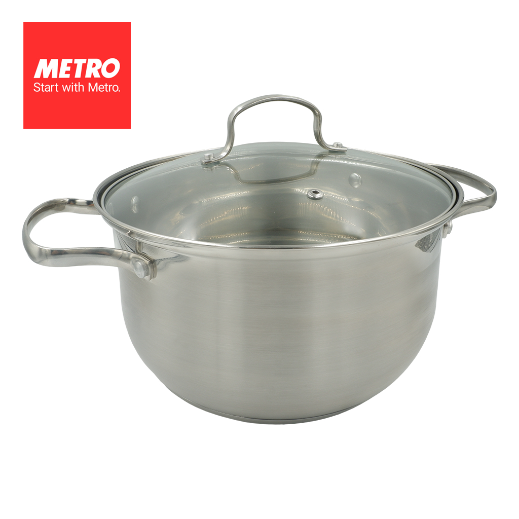 Metro Cookwares Sauce Pot Stainless Steel MSPT 1909 / MSPT 1910 ...
