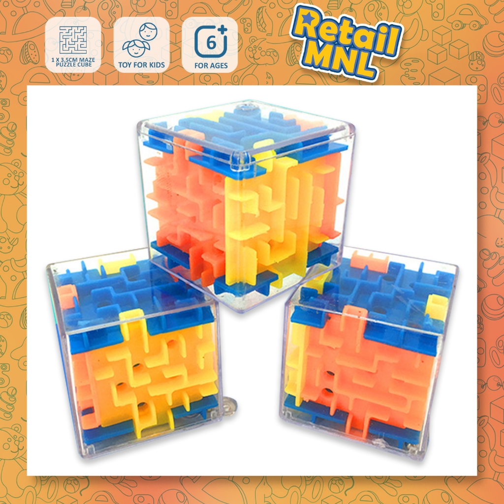 Retailmnl Funny 3D Cube Puzzle Toy Hand Speed Play Cube Puzzle Game ...