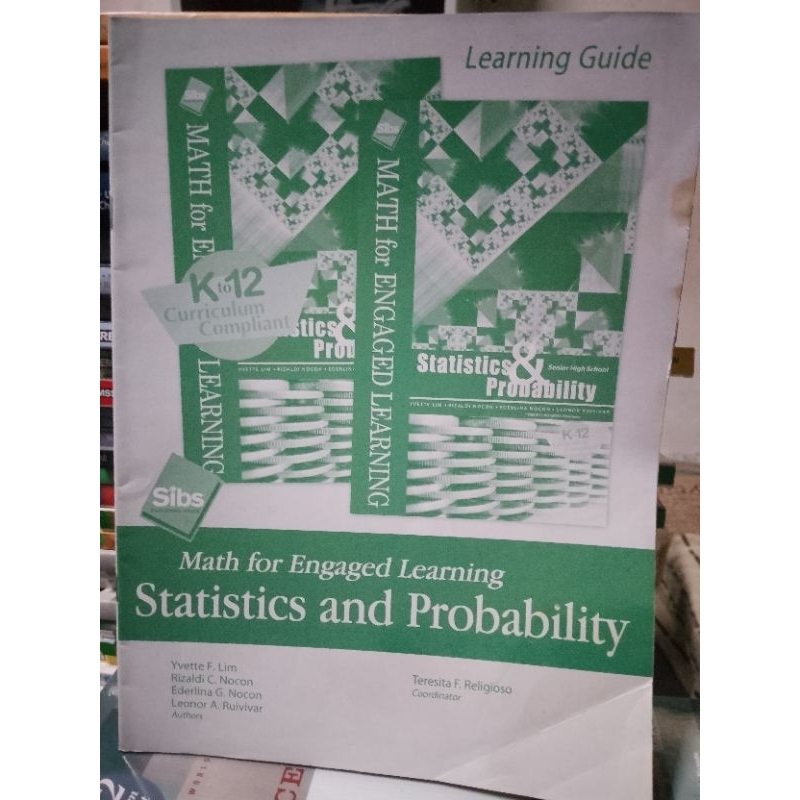 MATH FOR ENGAGED LEARNING STATISTICS AND PROBABILITY Learning guide ...