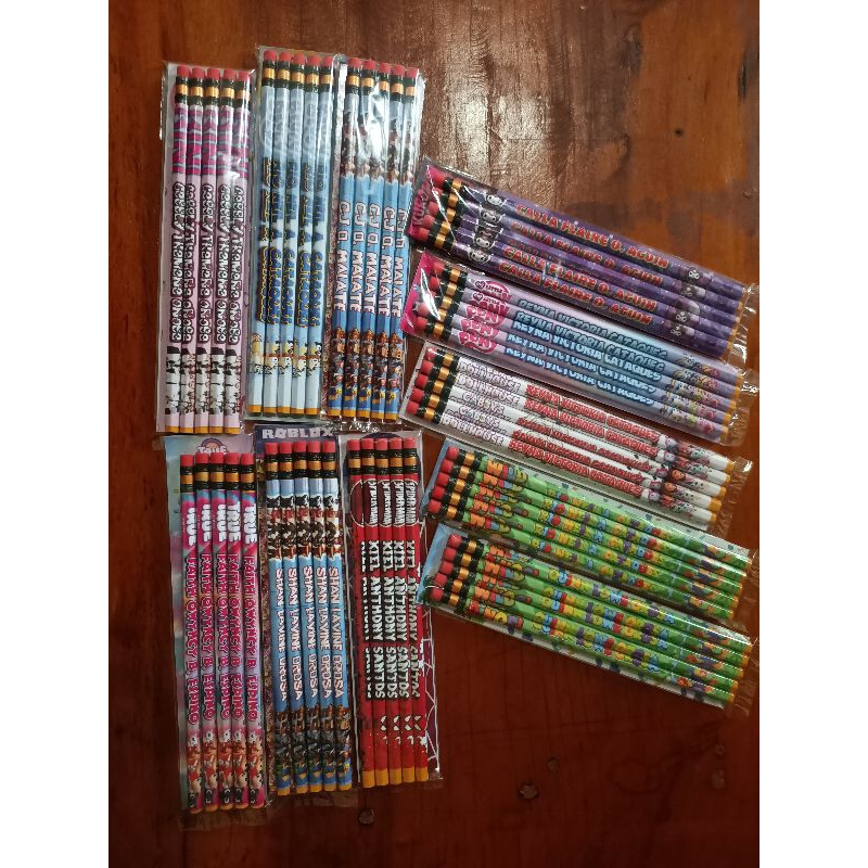 Personalized / Costumized Pencil/ Lapis | Shopee Philippines