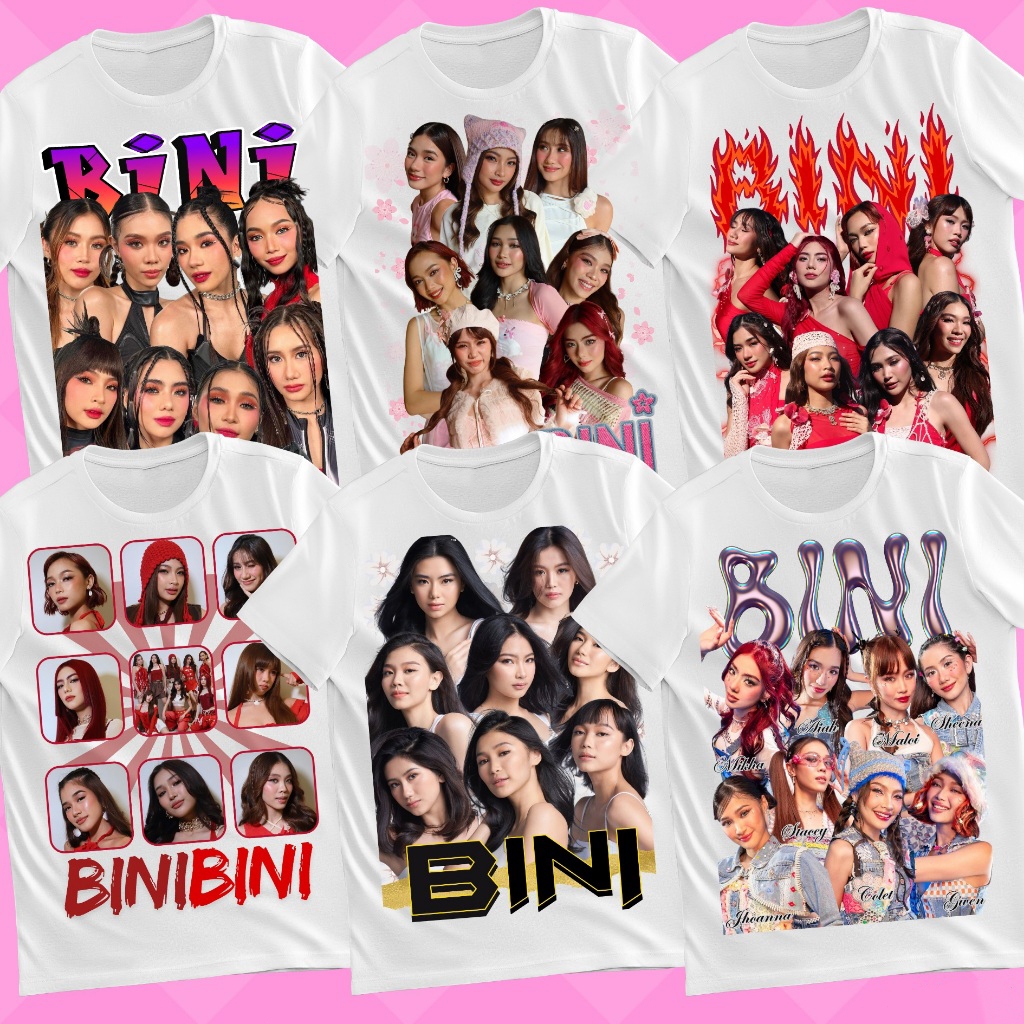 BINI TRENDY SHIRT / BINI P-POP GROUP / BINI SHIRT MADE BY FAN / MALOI ...