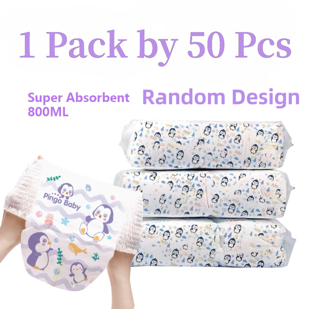 Korean Baby Diapers Tape/Pants Diaper 50 Pcs NB-XXXL Unisex diaper ...