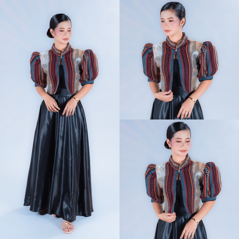 Bolero Puff Sleeve Ethnic | Shopee Philippines