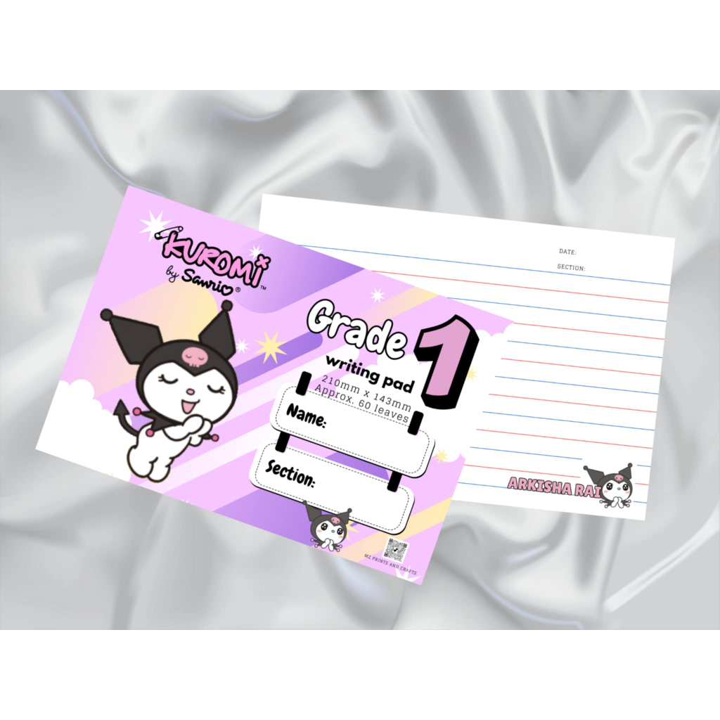 PERSONALIZED PAD PAPER for grade 1 to 4 school supply | Shopee Philippines