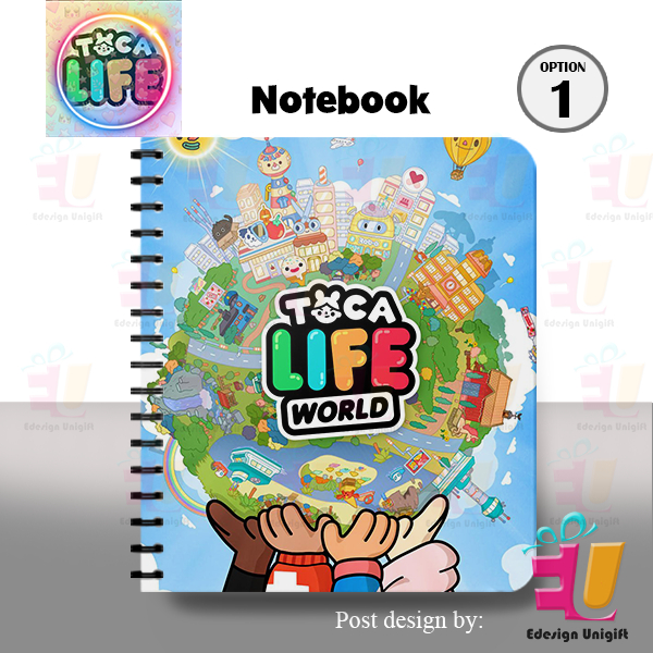 Toca Life Notebook / toca life Souvenir / giveaways / gift / birthday ...