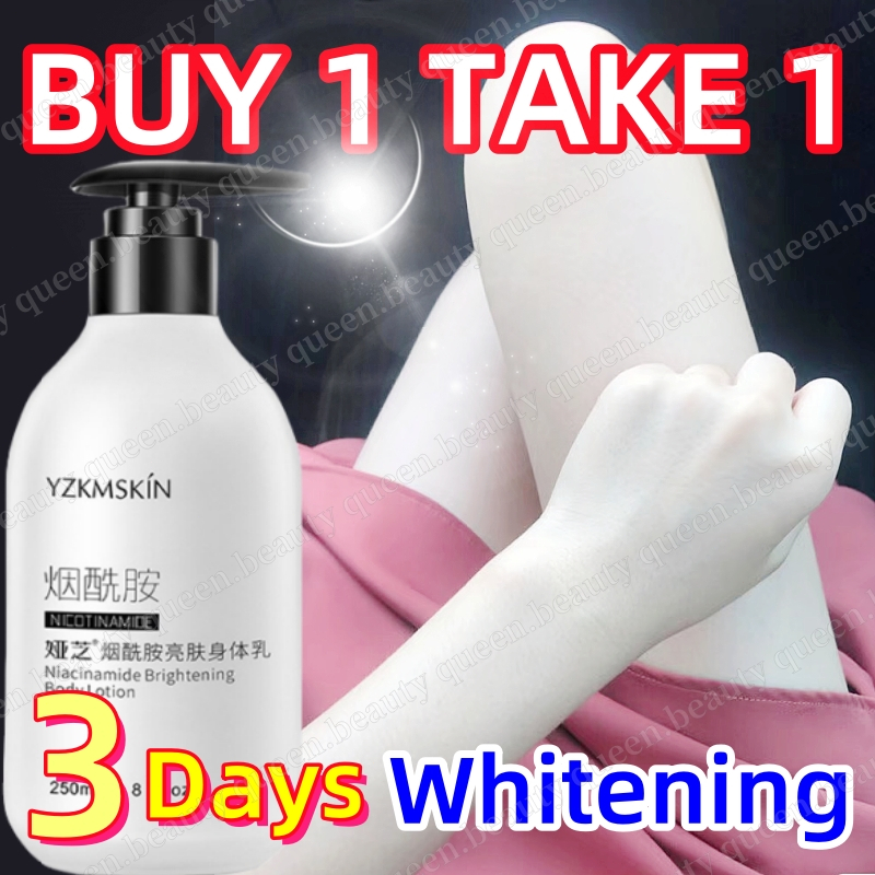 【BUY 1 TAKE 1】Niacinamide Whitening Body Lotion Moisturizing Skin Care Permanent Whitening 250ml ...