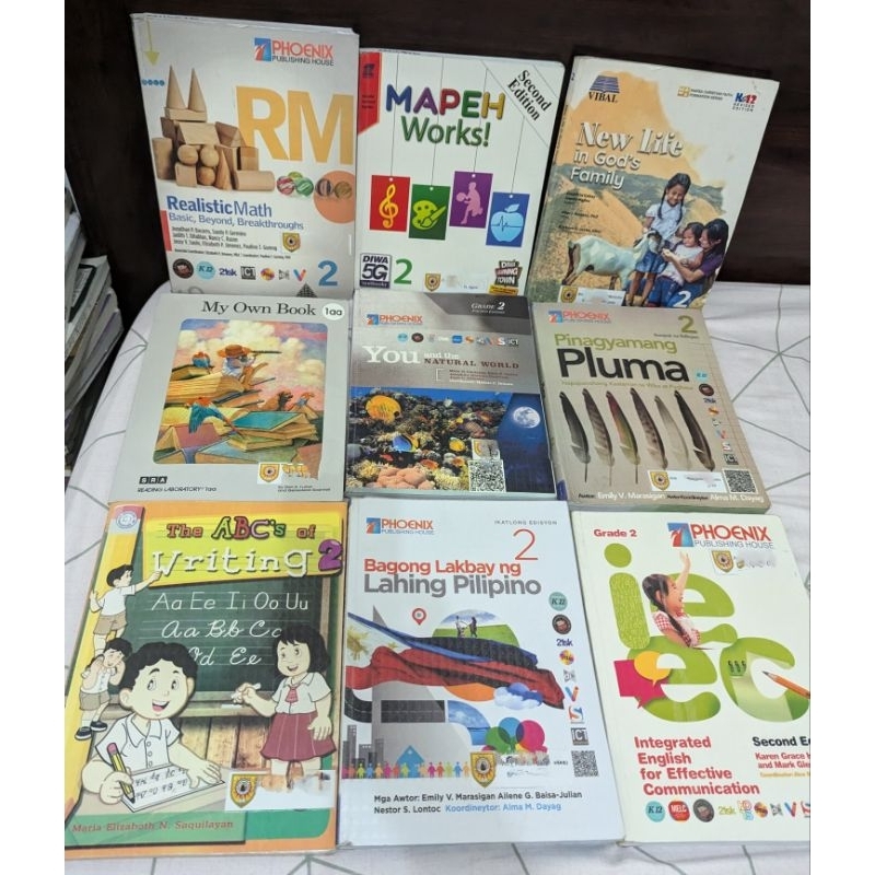 Grade 2 books Set E (Used) | Shopee Philippines