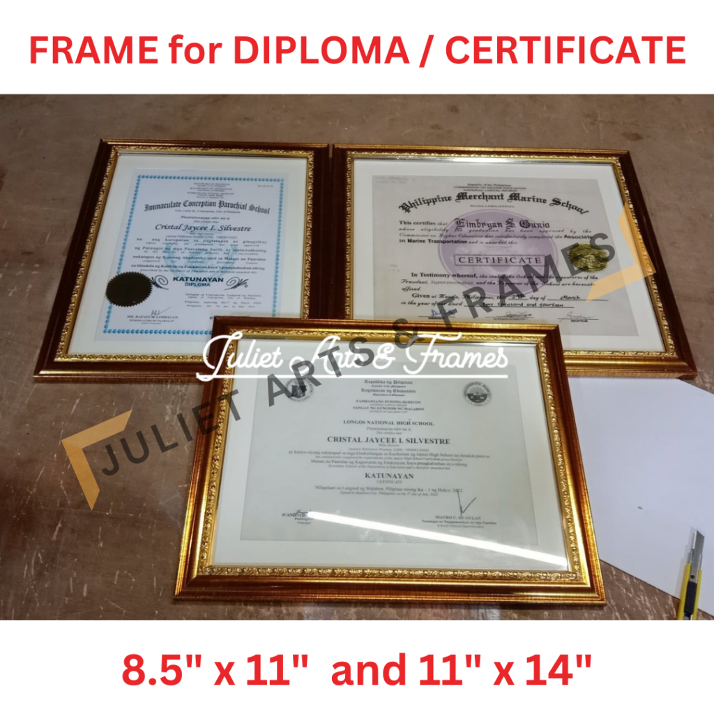 FRAME for DIPLOMA / CERTIFICATE (HALF INCH AND ONE INCH FRAMES ...