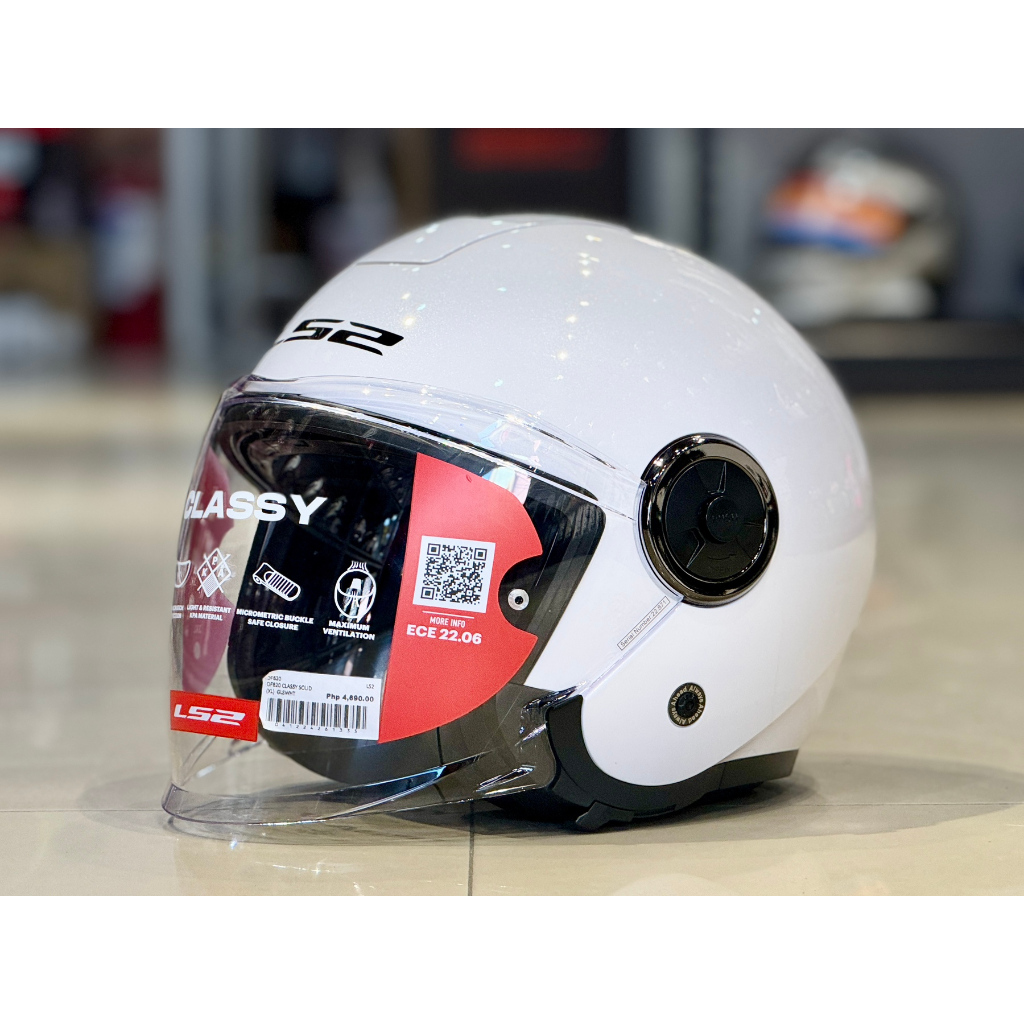 LS2 OF620 Classy Half Face Dual Visor Helmet | Shopee Philippines