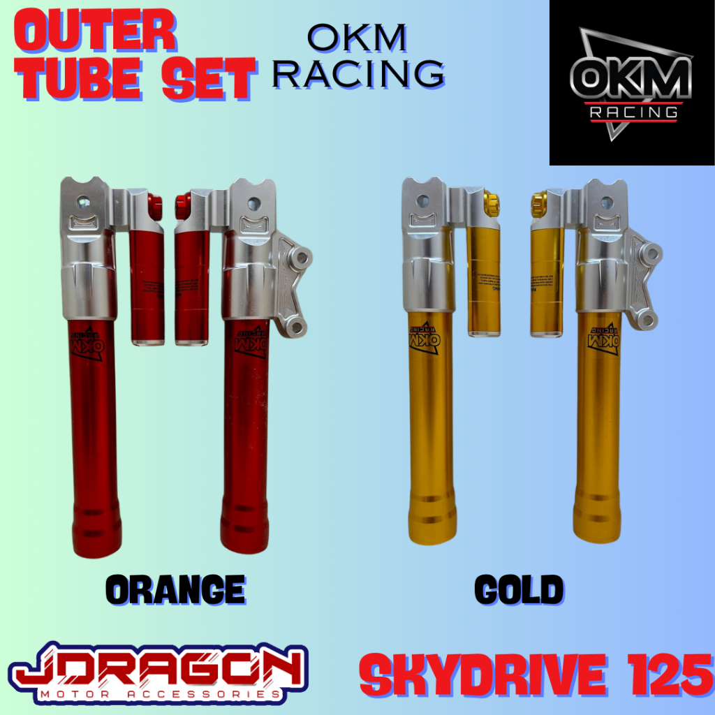 OKM RACING OUTER TUBE SET (SKYDRIVE 125) | Shopee Philippines