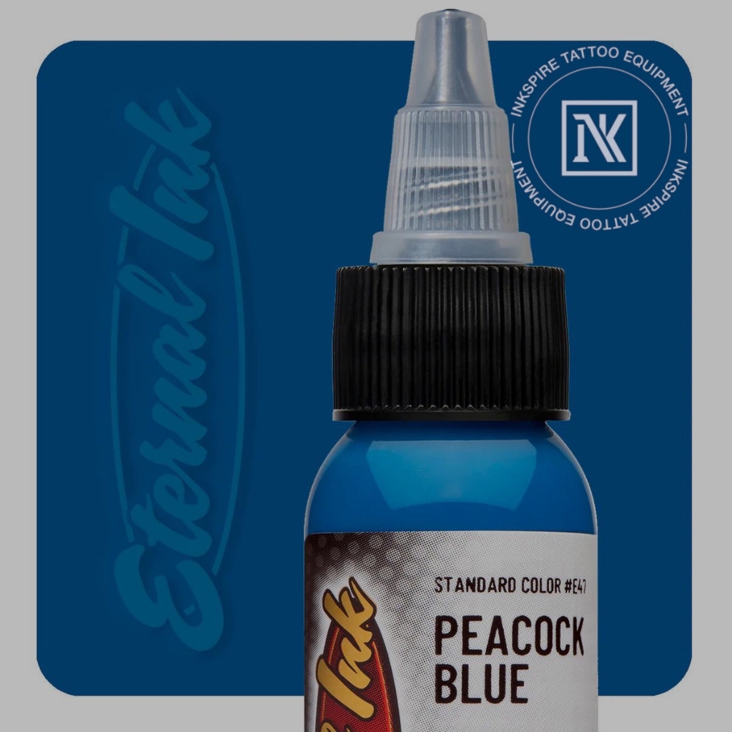 ETERNAL INK 1oz PEACOCK BLUE -Original USA-Tattoo Ink | Shopee Philippines