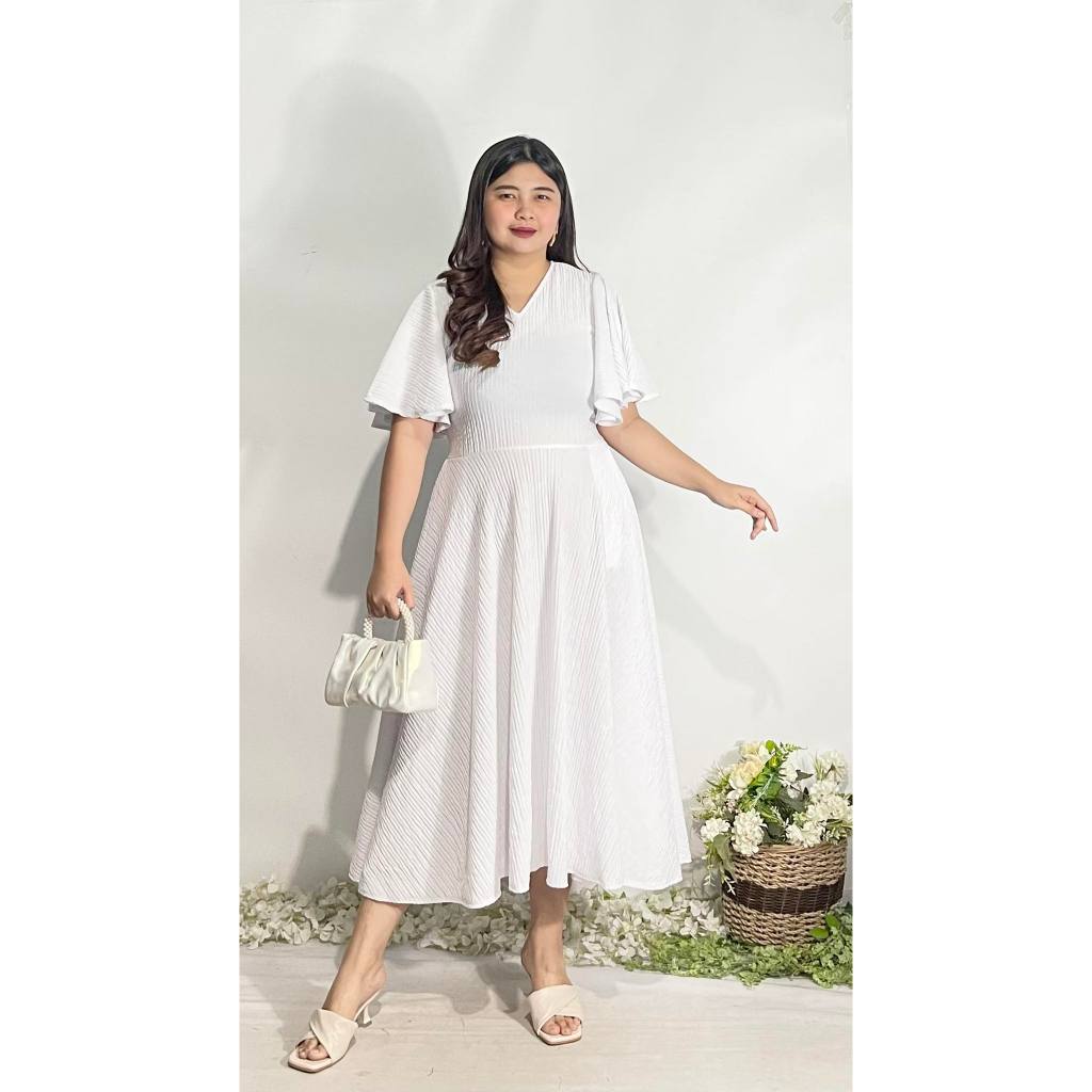 Zandra Full Circle Skirt with Pocket and Tie Dress | Shopee Philippines