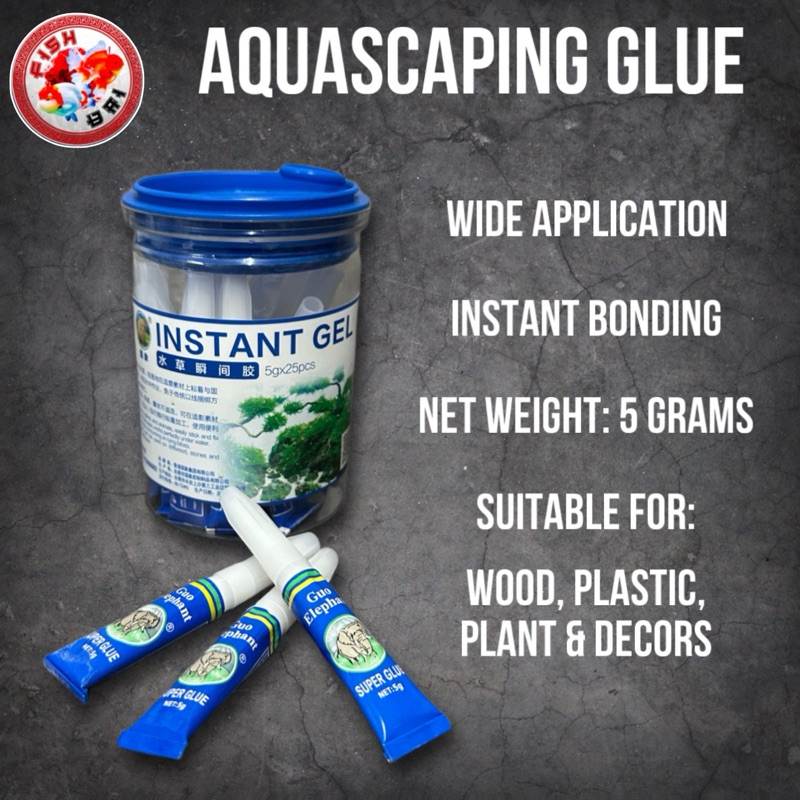 Aquarium Glue for Aquascape Plants Stones Woods Fish Tank Cyanoacrylate ...