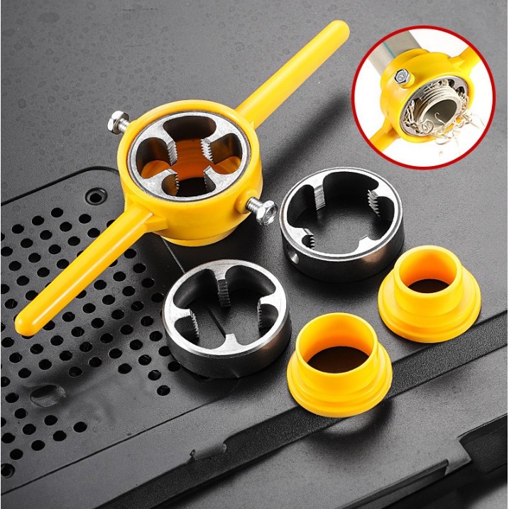 6-piece PVC thread manufacturing tool pipe thread tool kit, thread tool ...