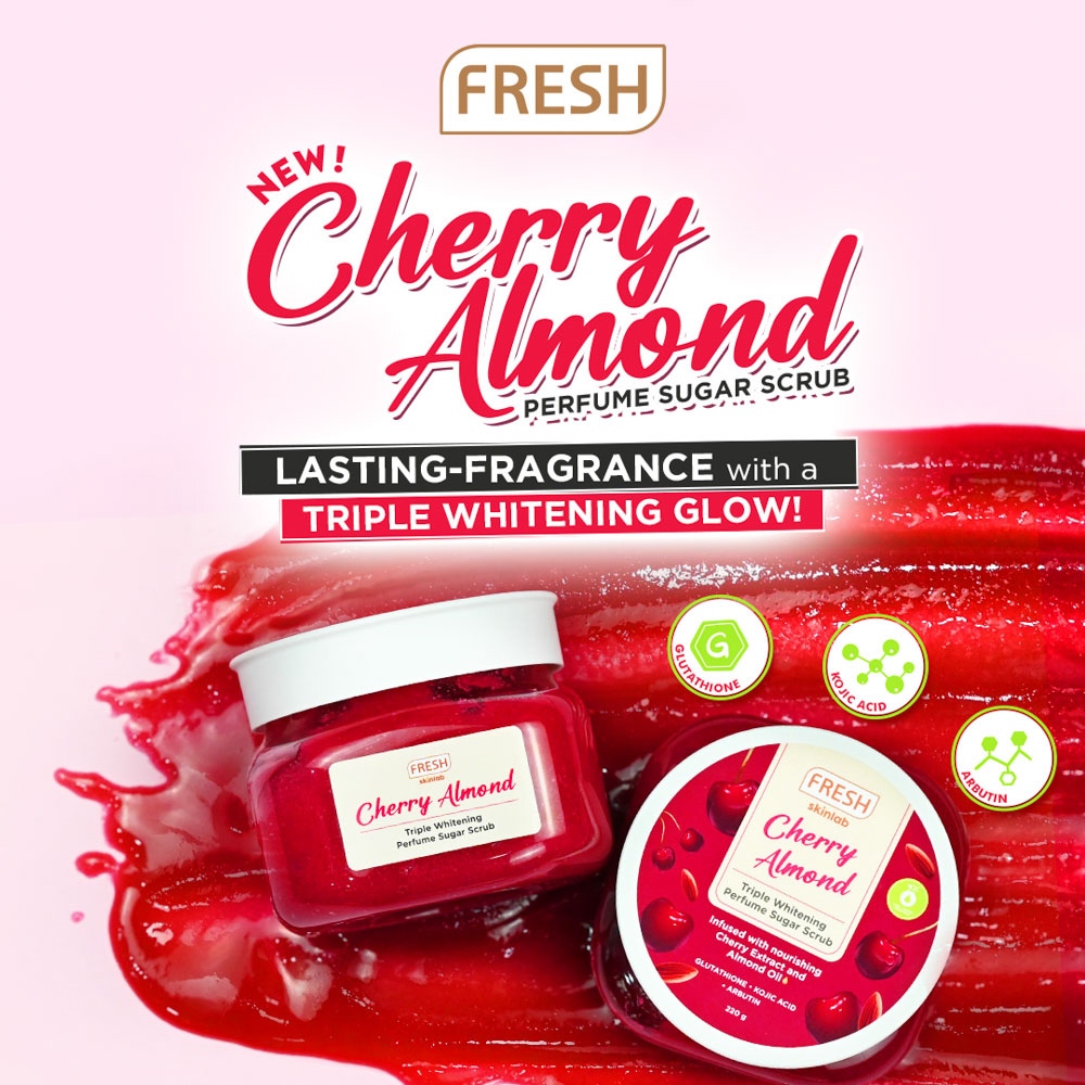 FRESH Skinlab Milk White Cherry Almond Triple Whitening Perfumed Sugar ...