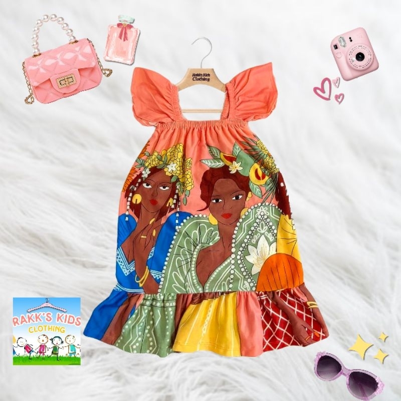 Tao Tao | Dress Pambahay for Kid Girl Summer Outfit for Kids Girl OOTD ...