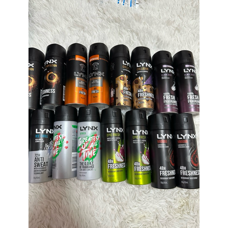 Authentic LYNX men body deodorant 165ml | Shopee Philippines