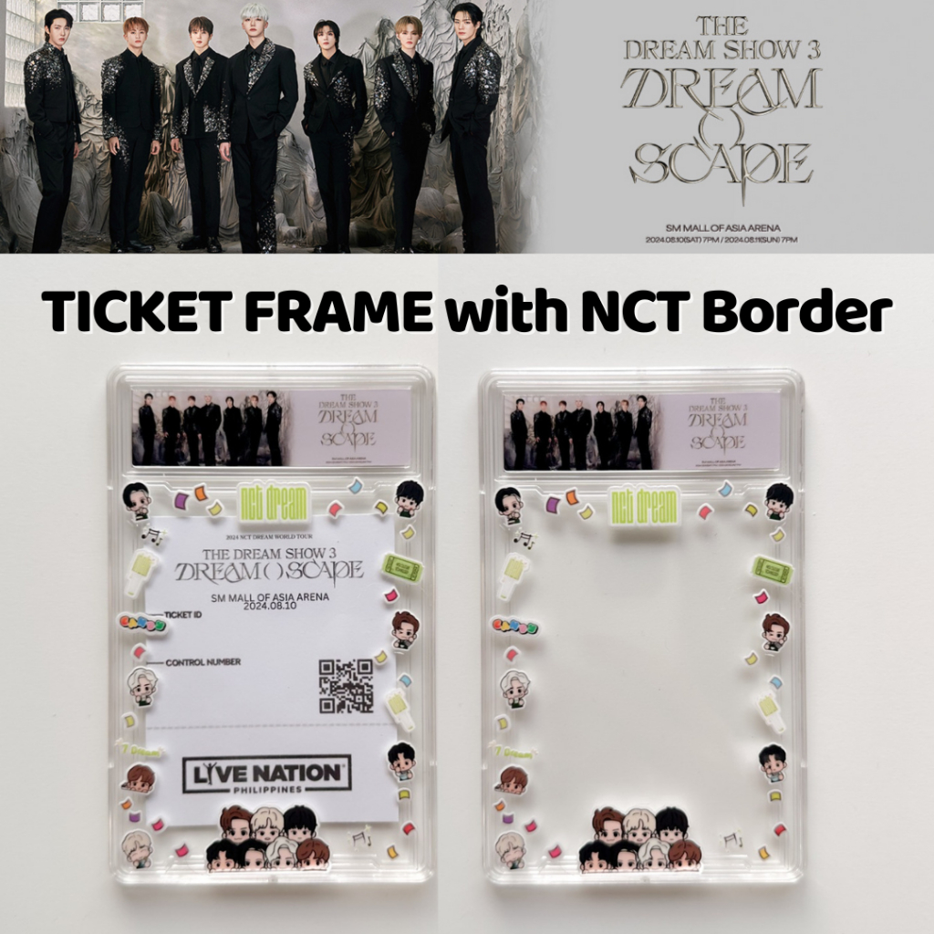 NCT DREAM The Dream Show 3 Dreamscape TDS 3 NCT Concert Ticket Case ...