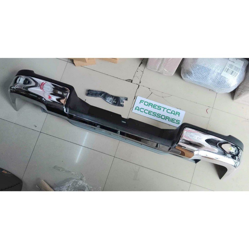 Toyota Hilux Conquest Revo 2015 to 2020 Black Chrome Rear Bar Rear ...